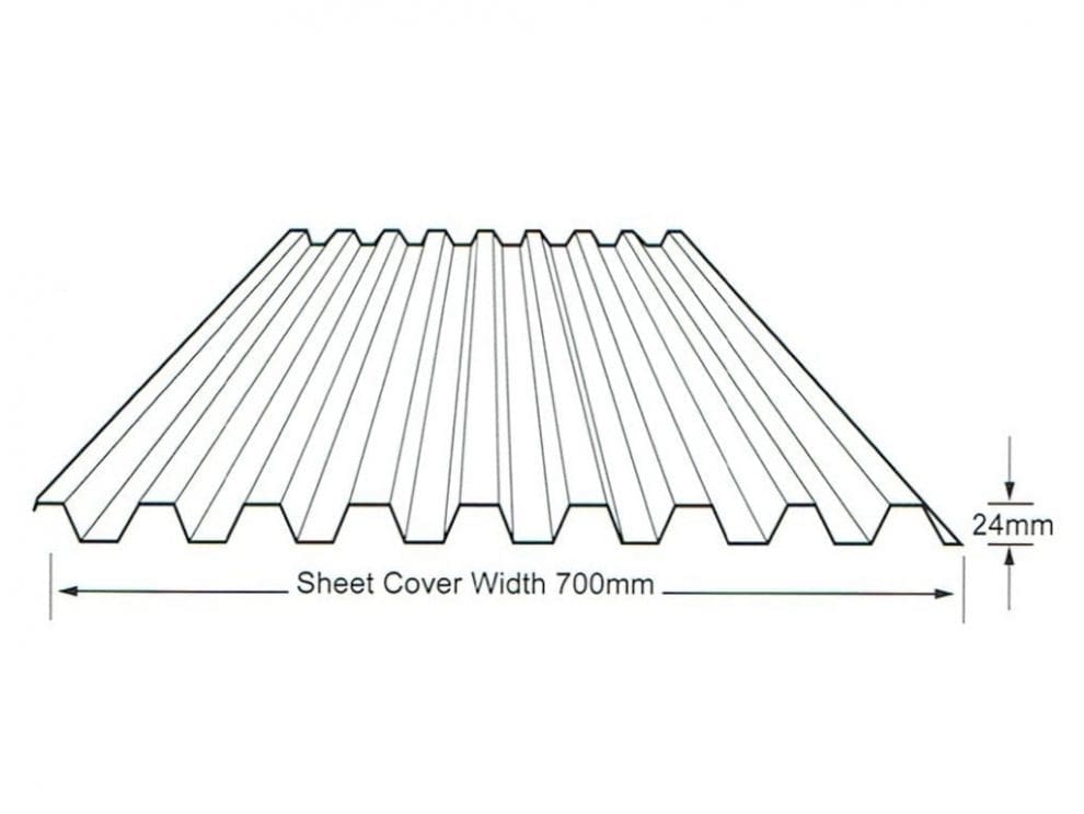 Metrospan COLORBOND®️ steel MATT Roof Sheeting | ClickSteel