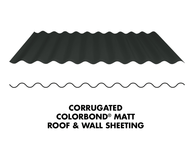 COLORBOND Steel Corrugated Roof & Wall Sheeting - ClickSteel