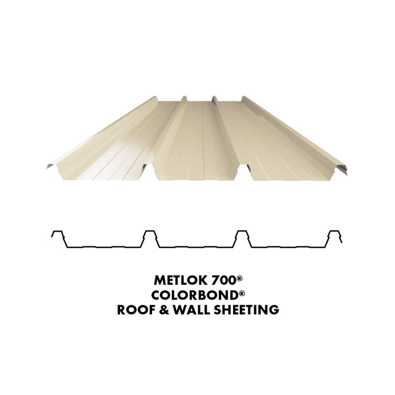 METLOK 700 COLORBOND®️ steel | ClickSteel - Roofing