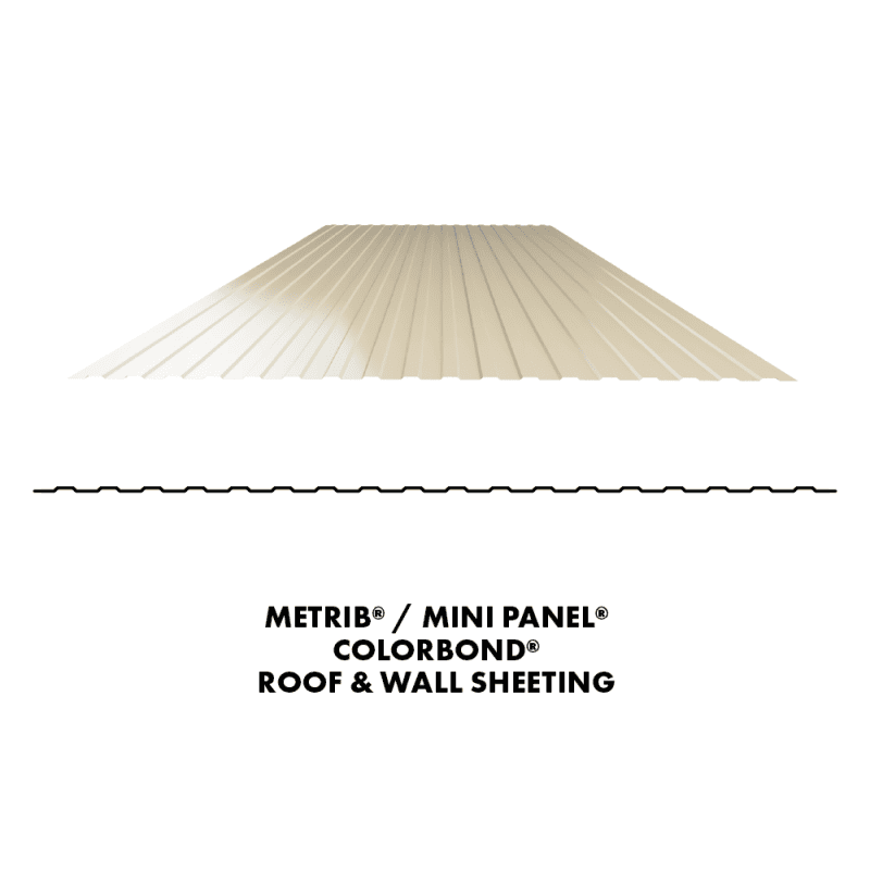 METRIB COLORBOND®️ steel | ClickSteel - Roofing