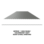 METRIB COLORBOND®️ steel Matt | ClickSteel - Roofing