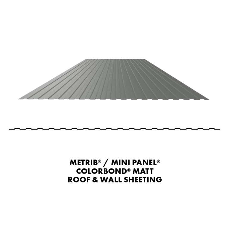 METRIB COLORBOND®️ steel Matt | ClickSteel - Roofing