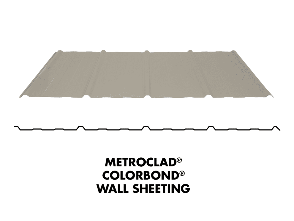 Metroclad 850 COLORBOND®️ steel | ClickSteel - Roofing