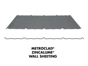 Metroclad 850 ZINCALUME®️ steel | ClickSteel - Roofing