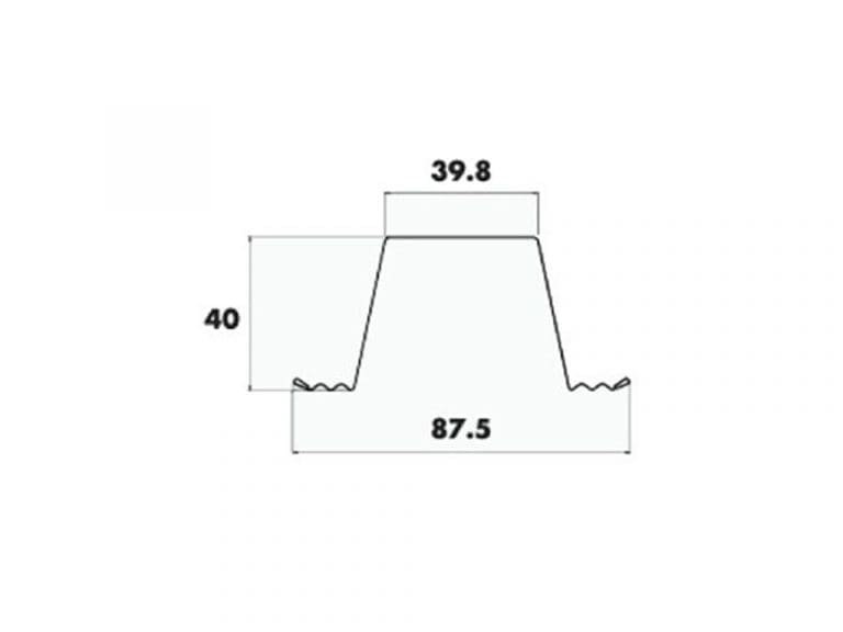 Truecore Steel Roof Batten 40mm 6500mm Stock Length