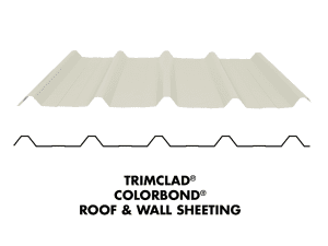 Trimclad COLORBOND®️ steel Roof Sheeting | ClickSteel - Roofing