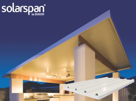 COLORBOND Insulated Sheeting SOLARSPAN | ClickSteel - Roofing