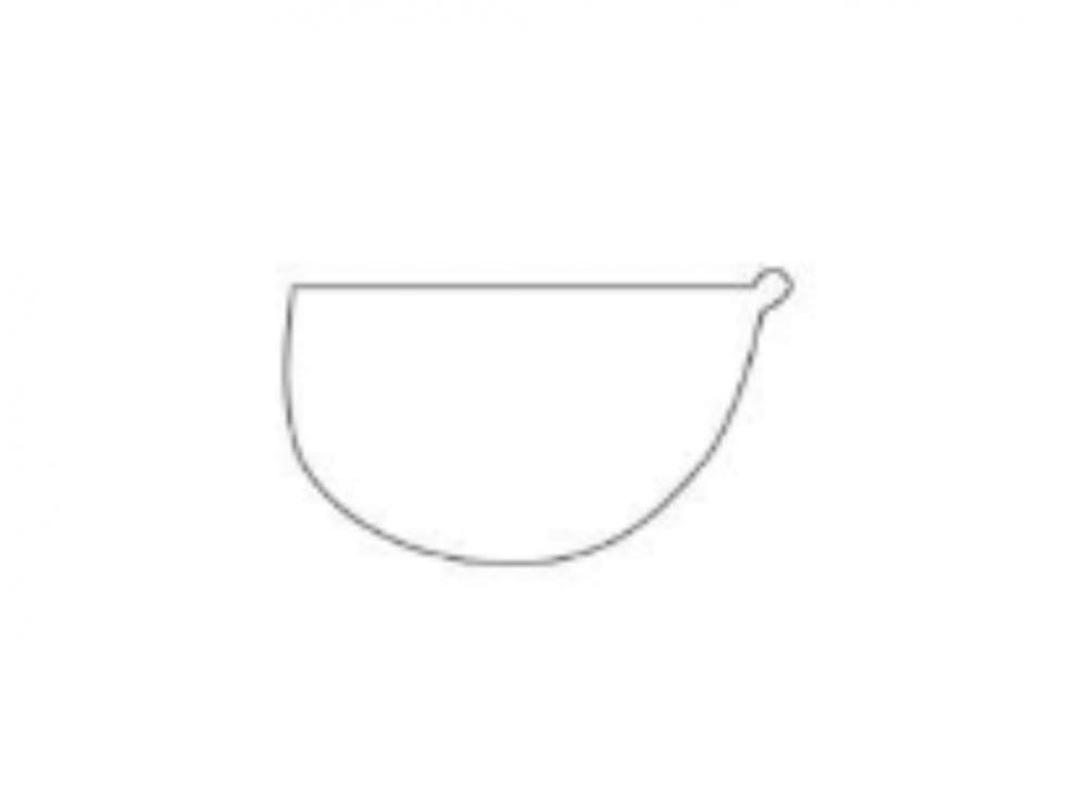 150 Half Round External Bracket for COLORBOND Steel