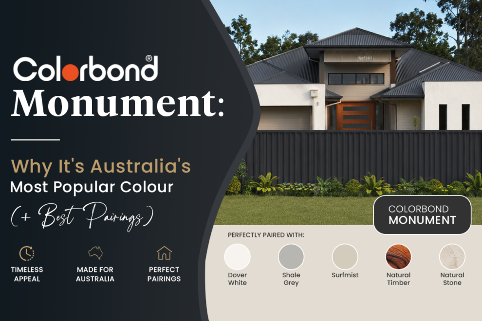 COLORBOND® Monument Colour Guide + Best Pairings | Clicksteel